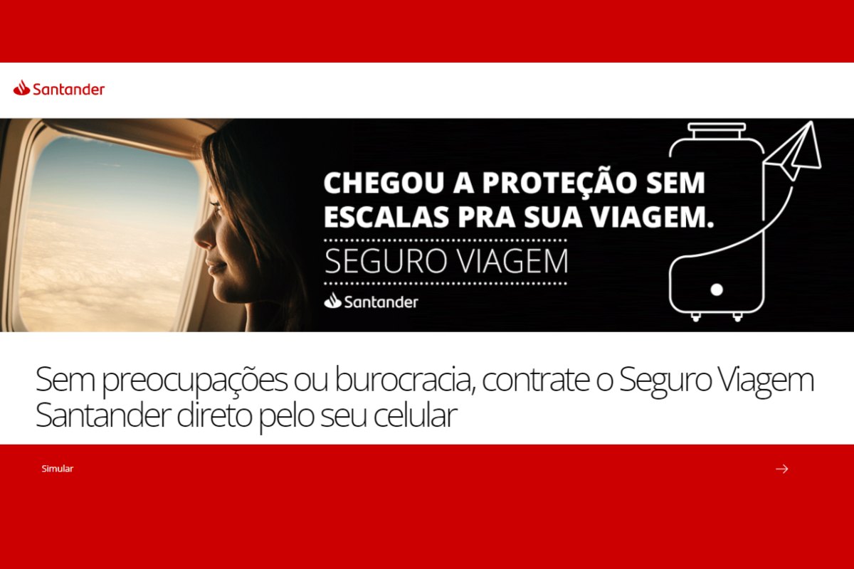 Seguro Viagem Santander: como funciona? | ComparaOnline